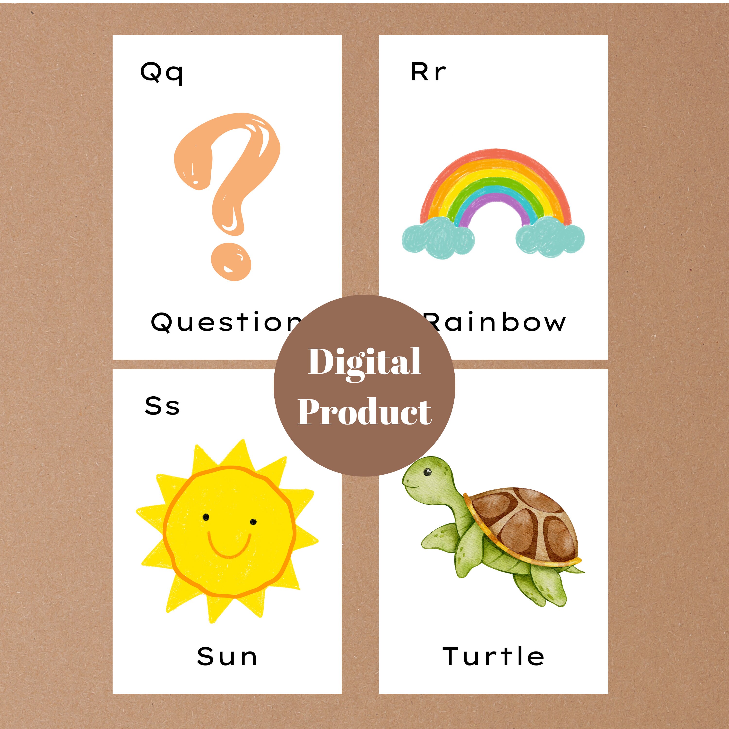 Alphabet Posters for Kids Alphabet Posters for Child - Etsy UK