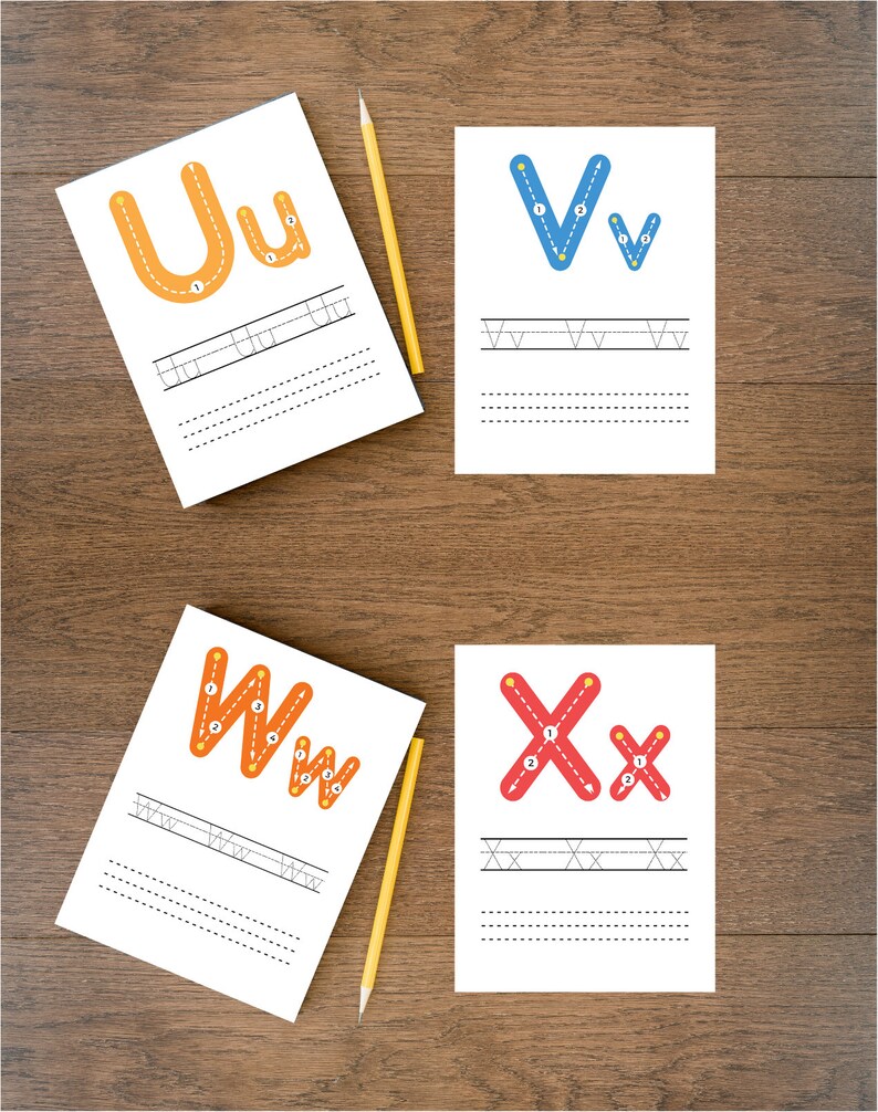 Alphabet Posters for Kids-printable Alphabet Tracing-alphabet - Etsy
