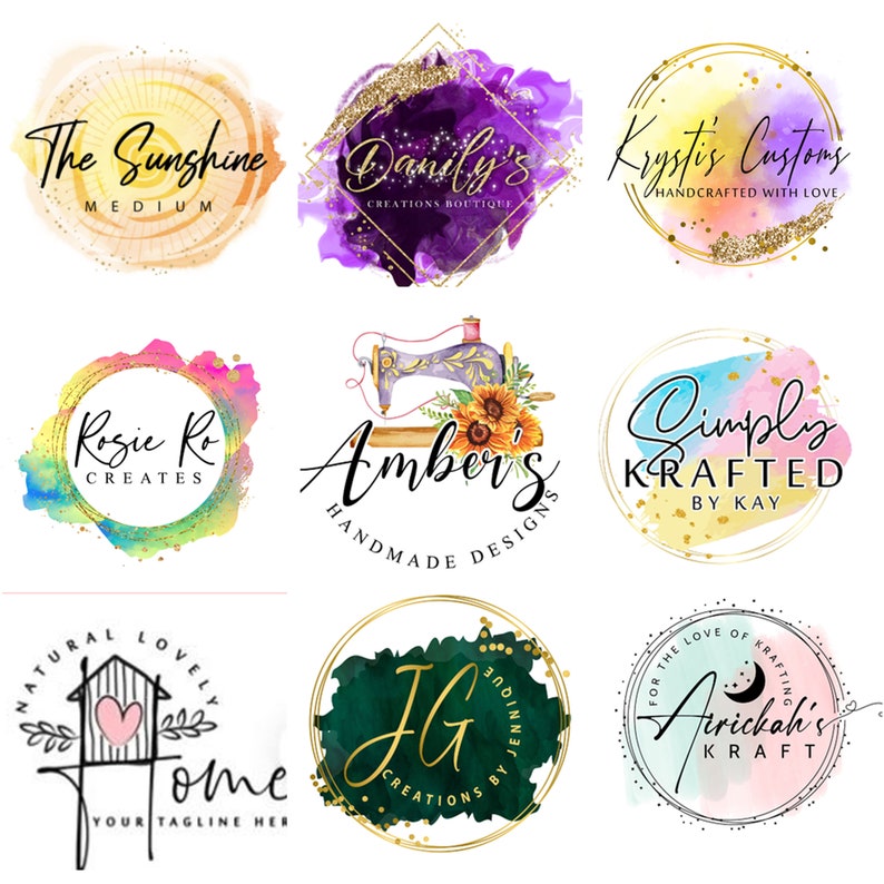 Custom Logo Design & Branding Kit: Hand-drawn Business Logo - Etsy