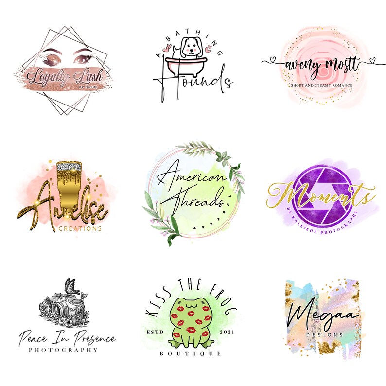 Custom Logo Design & Branding Kit: Hand-drawn Business Logo - Etsy