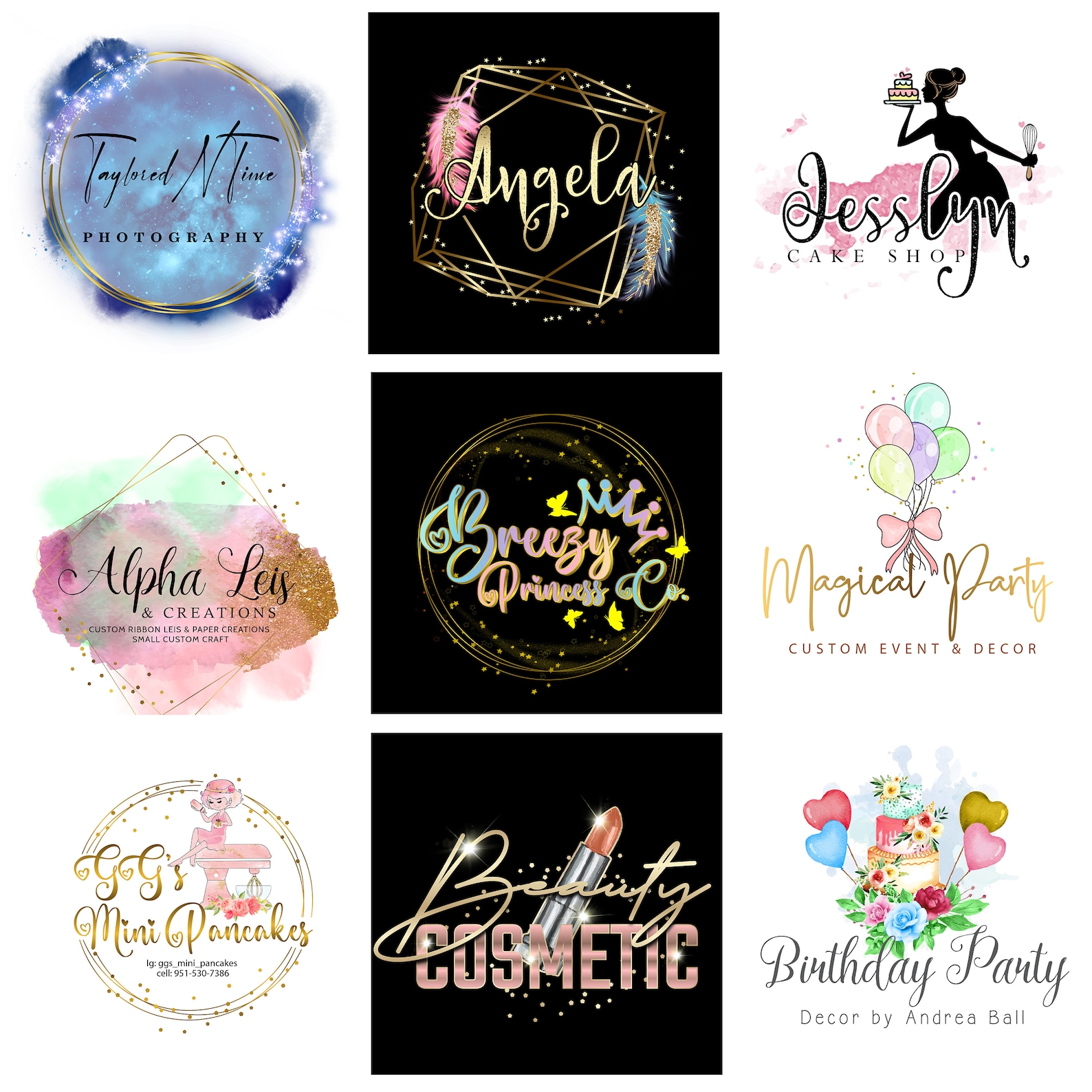 Custom Logo Design, Branding Kit, Business Logo - Etsy