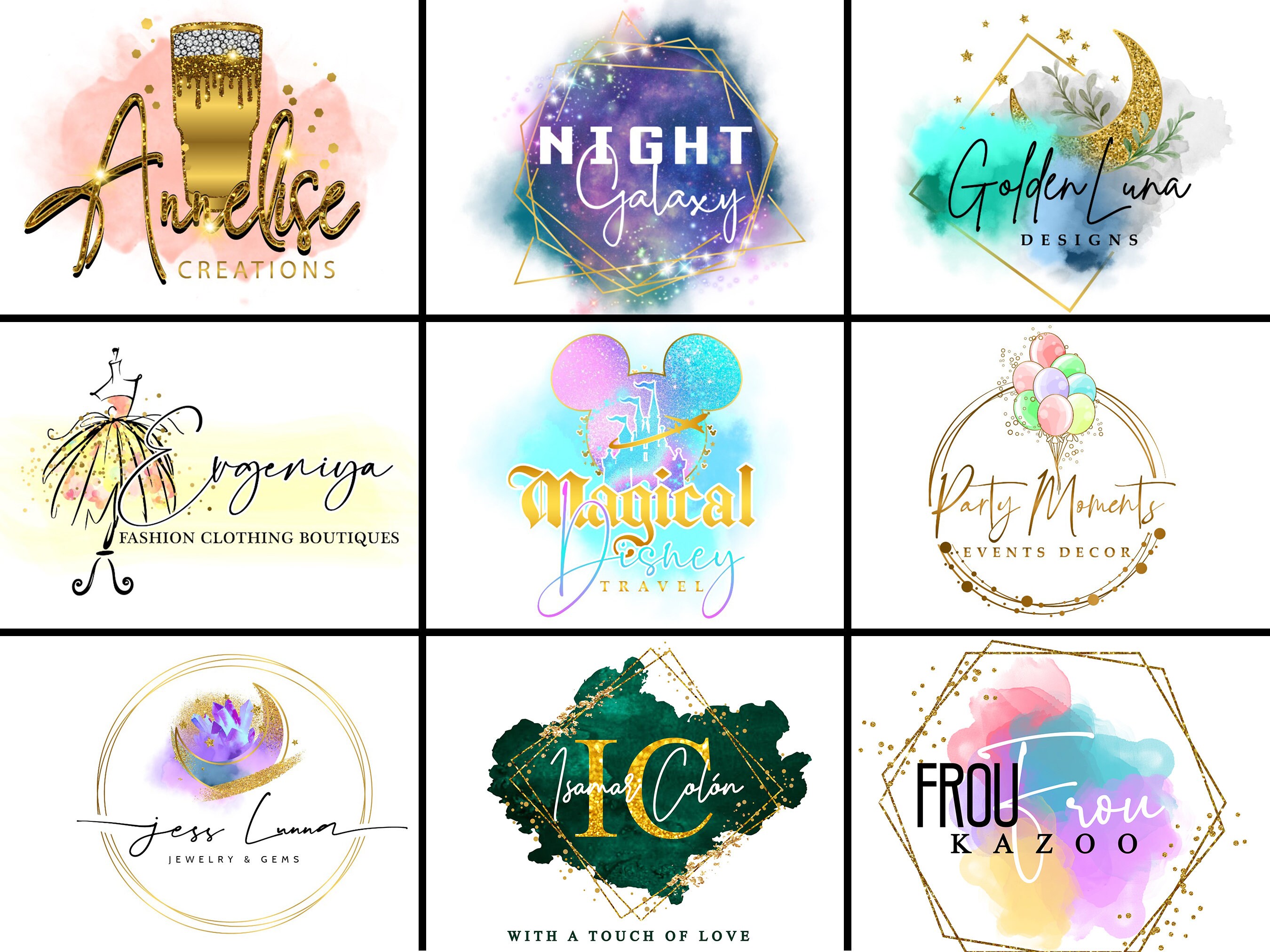 Custom Logo Design photography Logo Business Logo - Etsy