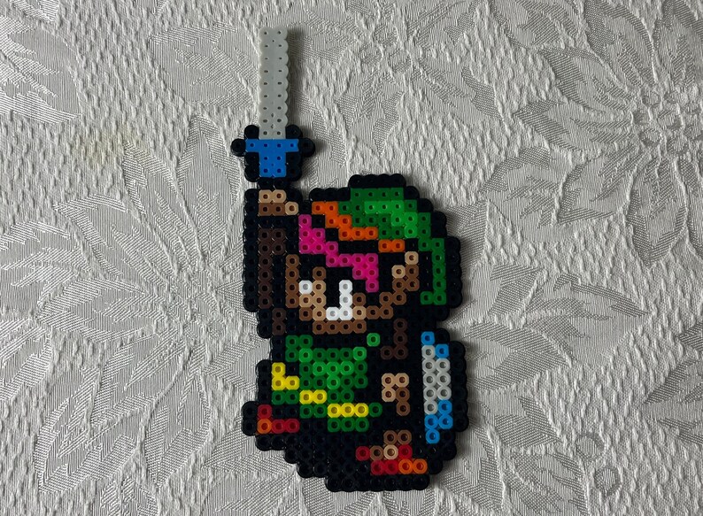Link Super Nintendo Perler Bead Sprite | A Link to the Past - Etsy