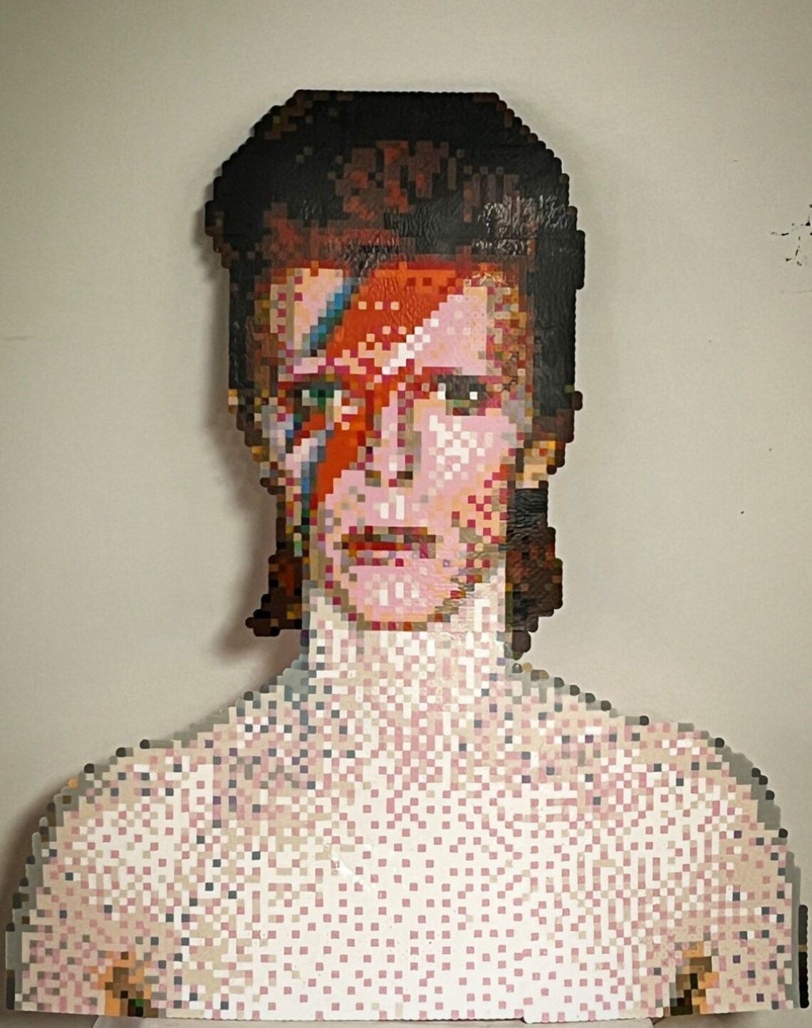 David Bowie Aladdin Sane Life-size Perler Bead - Etsy