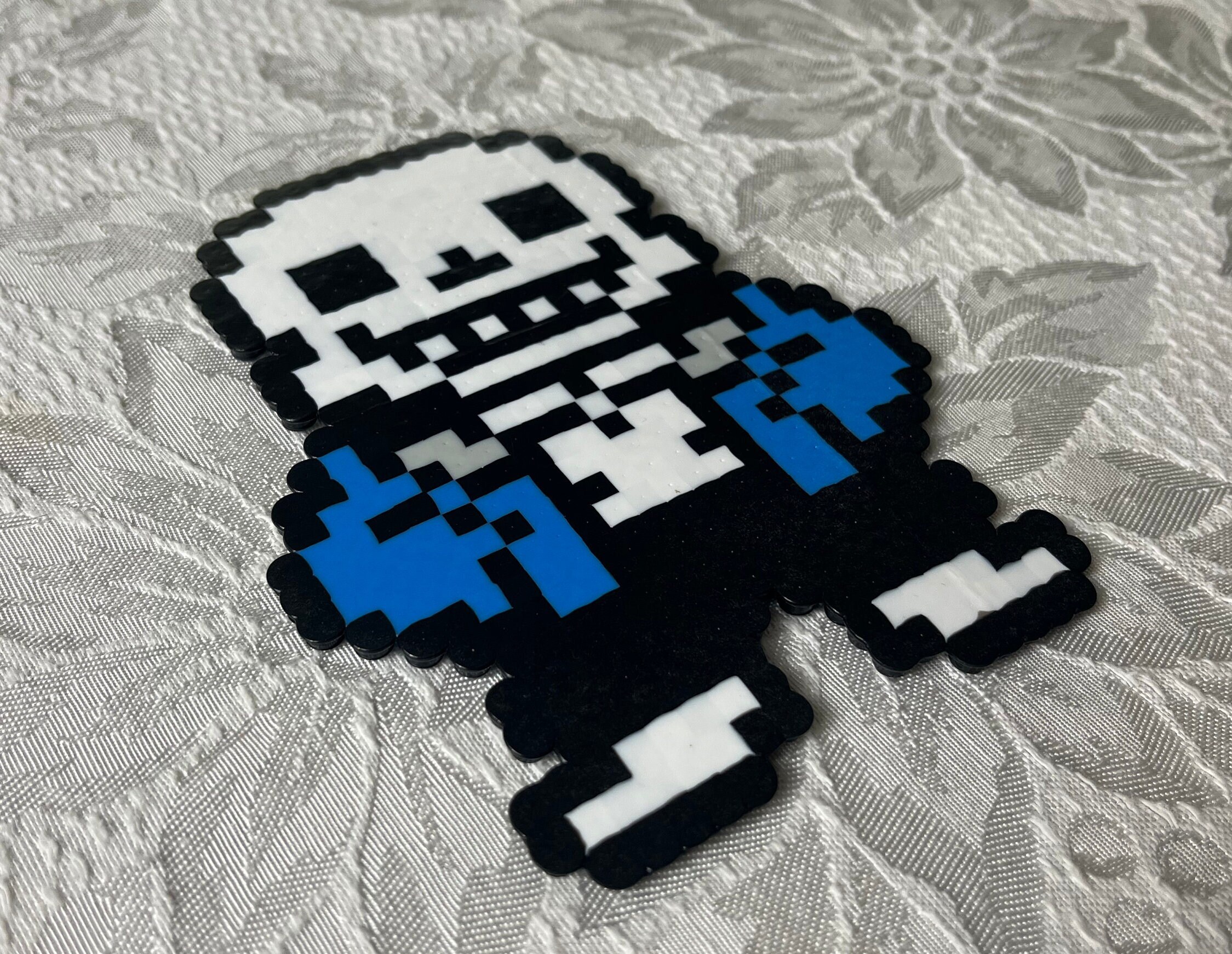 Sans Perler Bead Sprite | Undertale - Etsy
