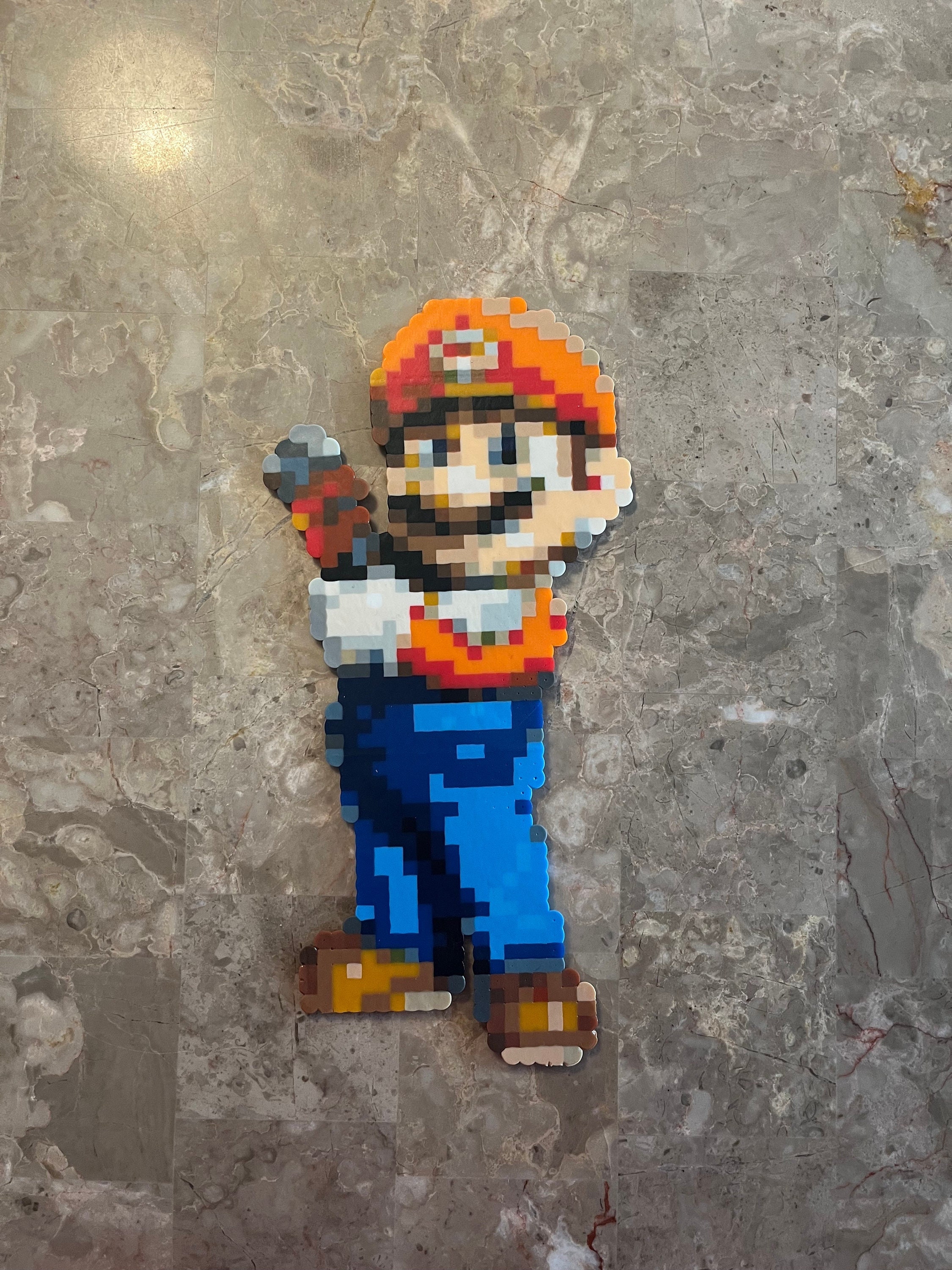 The Super Mario Bros. Movie Perler Bead Sprite Mario - Etsy