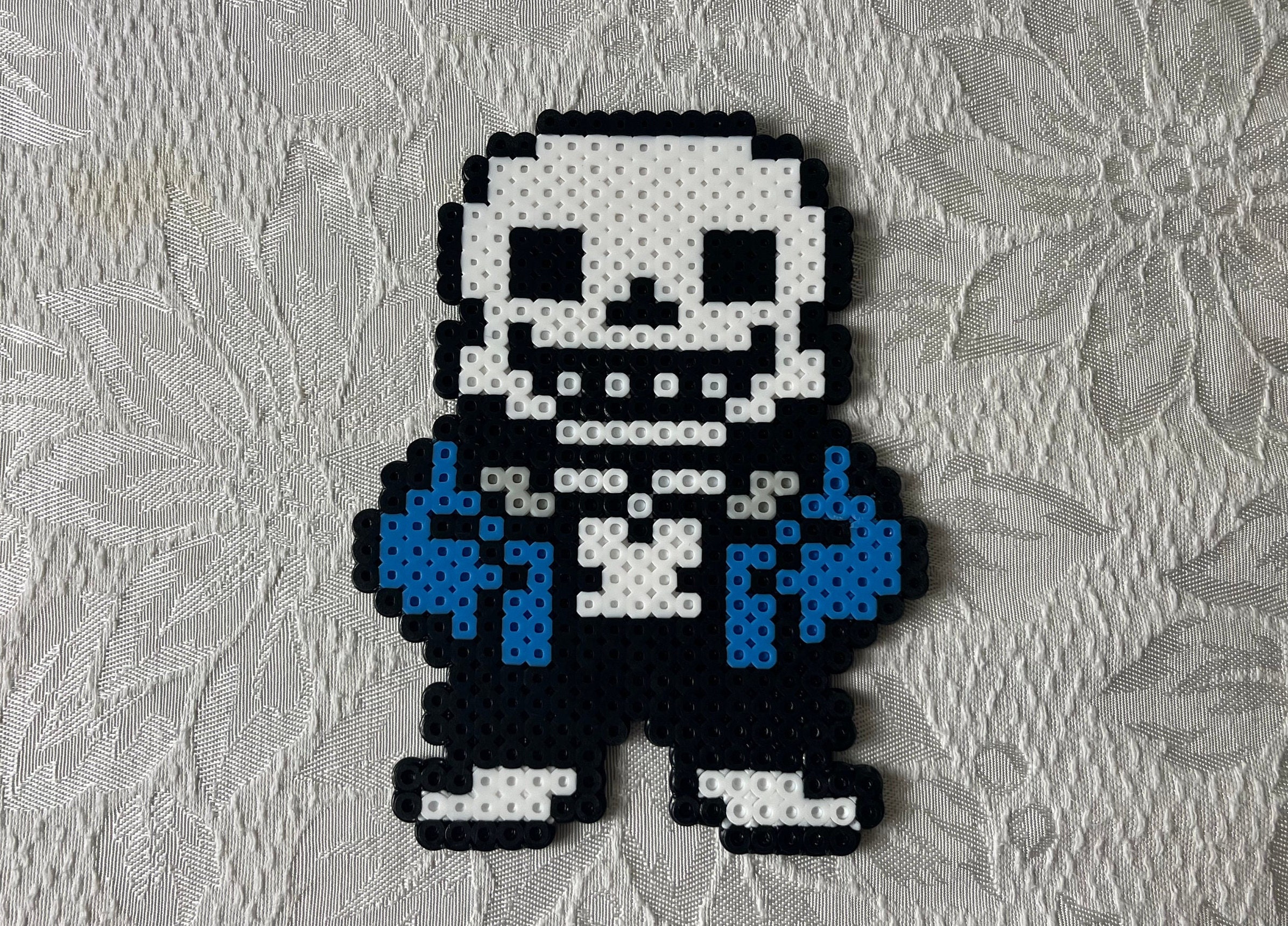 Sans Perler Bead Sprite | Undertale - Etsy