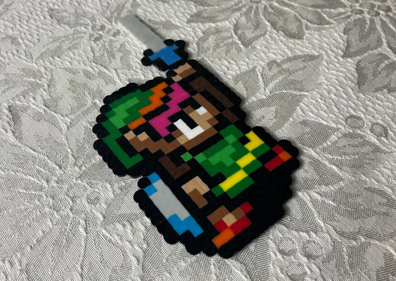 Link Super Nintendo Perler Bead Sprite | A Link to the Past - Etsy