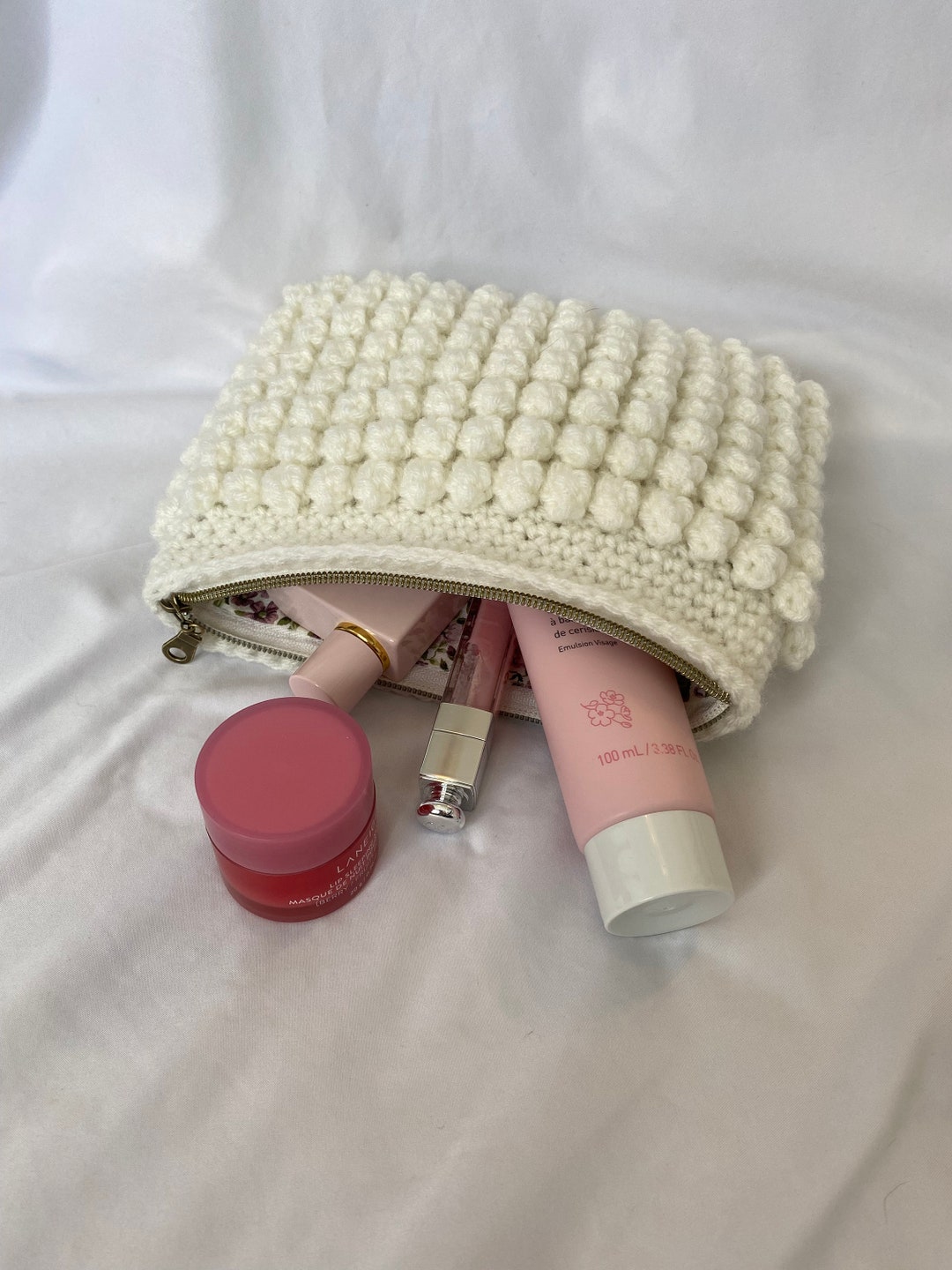 Crochet Bubble Makeup Bag - Etsy