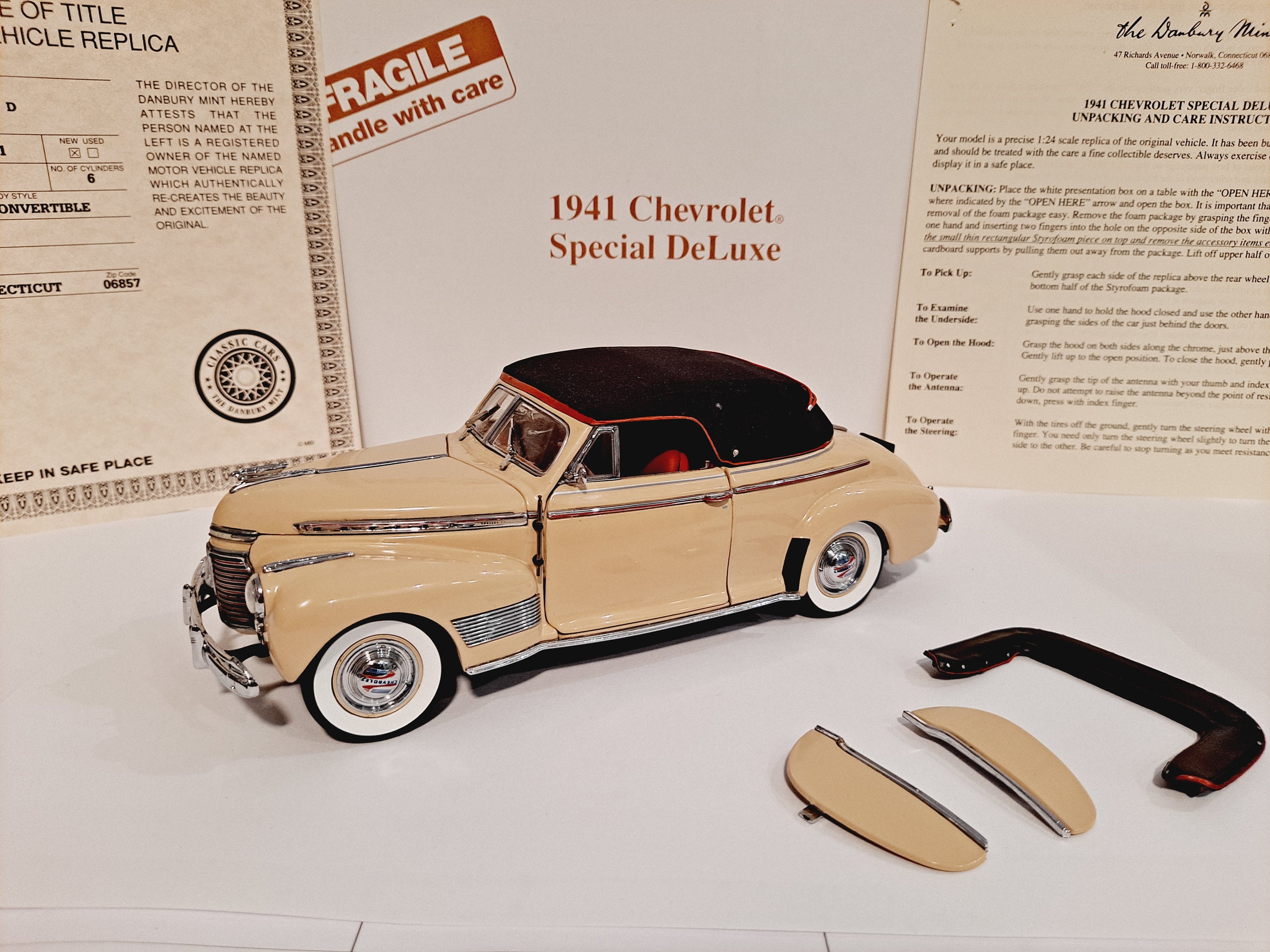 Danbury Mint 1941 Chevrolet Special Deluxe, With ORIG Box and Papers ...