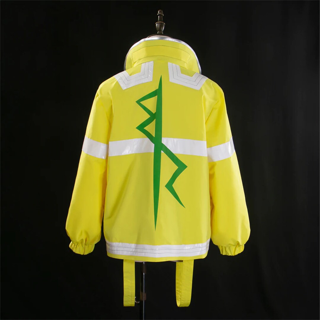 Edgerunners David Martinez Cosplay Costume Stand Collar Neon Jacket ...