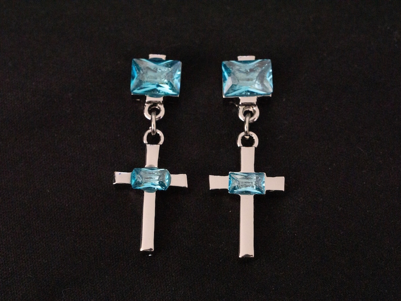 Maplestory-inspired Cross Earrings - Etsy