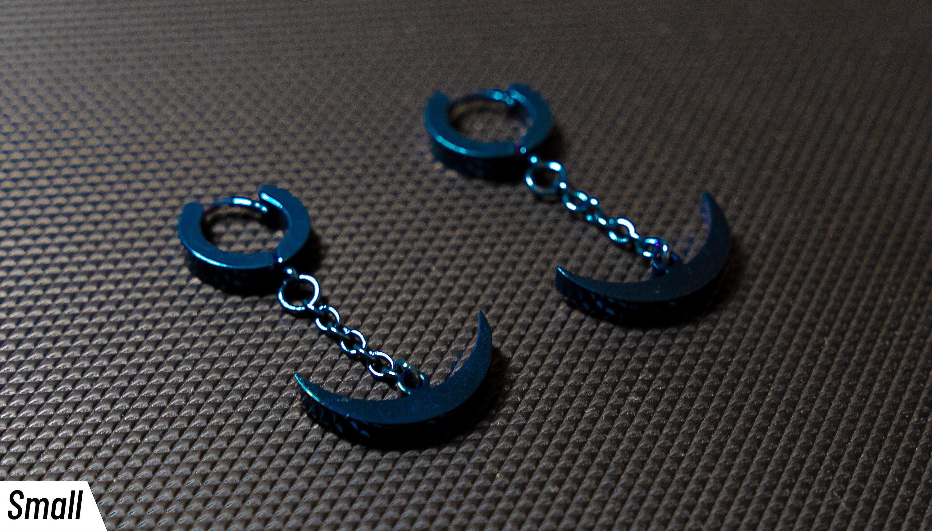 Maplestory-inspired Blue Moon Earrings - Etsy