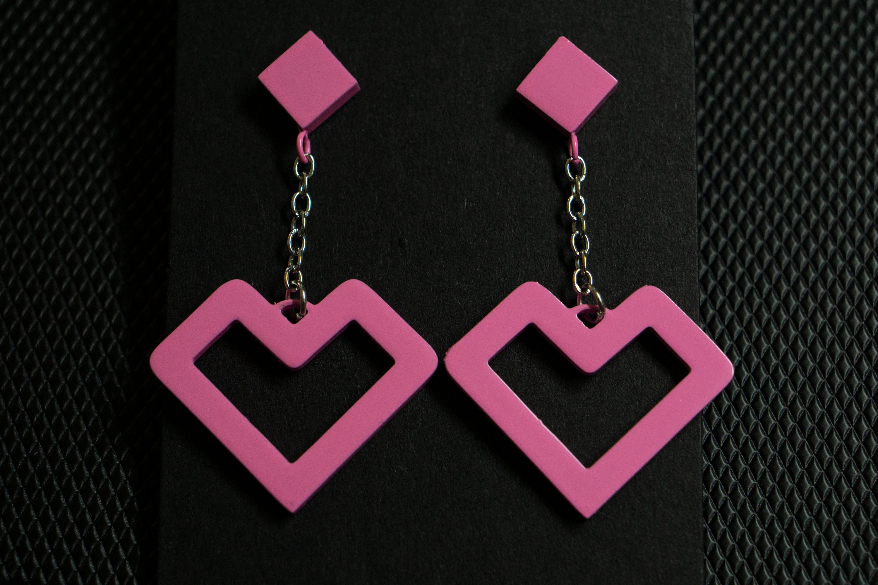 Maplestory-inspired Metal Heart Earrings Earrings - Etsy