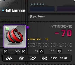 Maplestory-inspired Half Earrings - Etsy