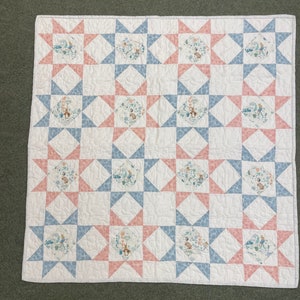 Handmade Peter Rabbit & Friends Cot Quilt - Etsy