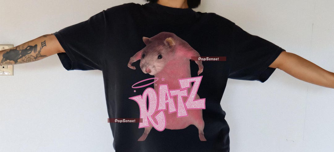 T-shirt - HQ Pink Rat Ratz Meme - Funny Pink Rat Meme T-shirt Ugly Rat ...