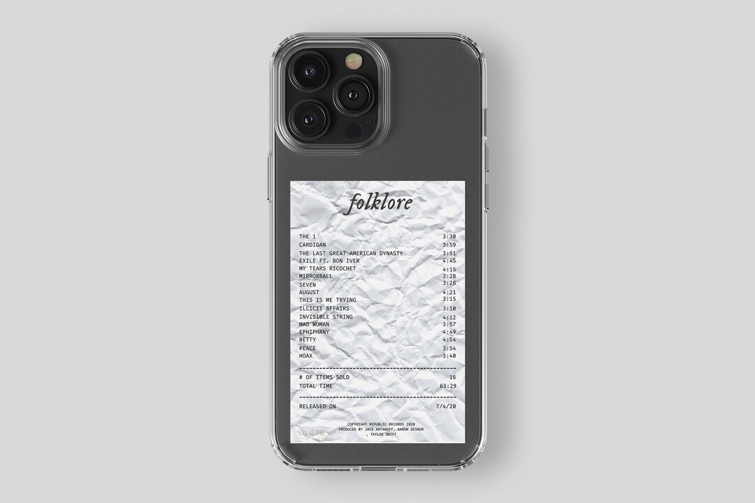 Taylor Swift Folklore Phone Cases for iPhone 15 Pro 14 Pro Max - Etsy