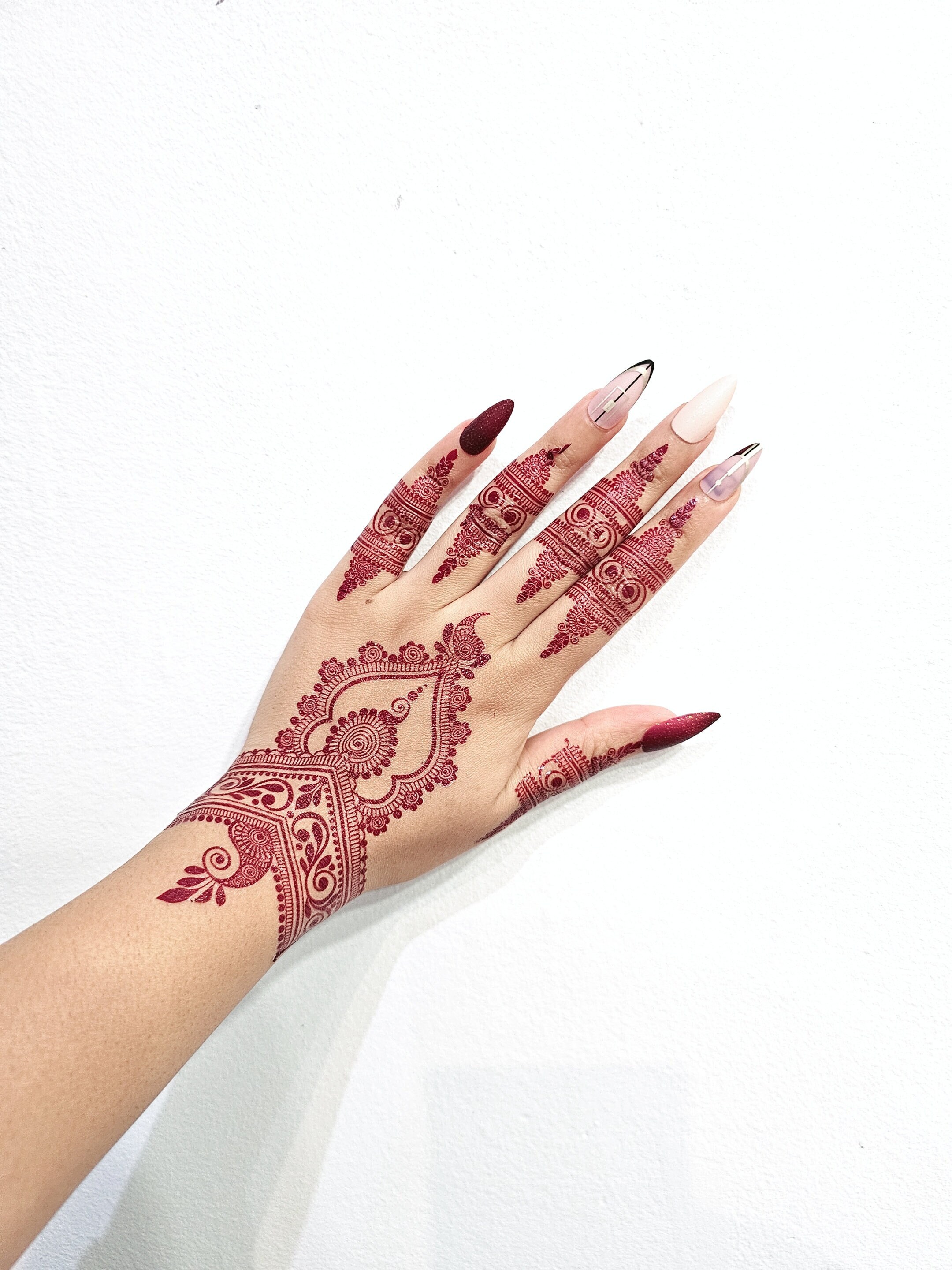 Henna Style Tattoo Stickers- Temporary Henna Tattoo- Fake Henna ...