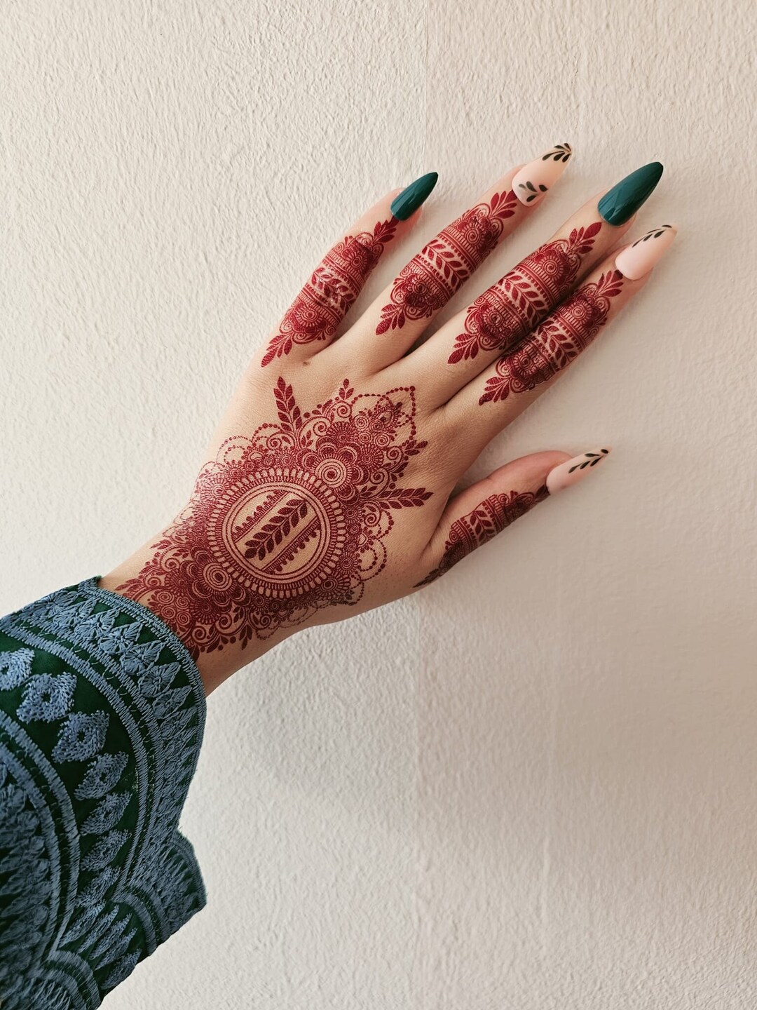 Henna Style Tattoo Stickers Temporary Henna Tattoo Fake Henna stylish ...