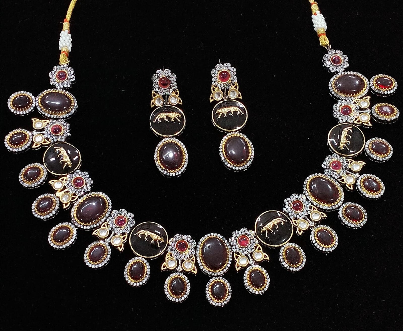 Sabyasachi Inspired Most Premium Panther Lion Finish Mehndi Antique ...