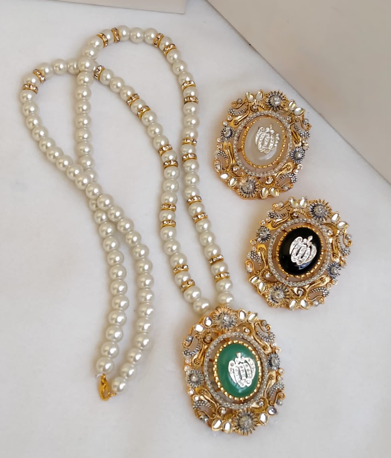 Islamic Calligraphy Pendent, Allah Pendent, Kaligraphi Pendant, Islamic ...