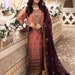 Pakistani Brand Asim Jofa Original Chiffon Embroidered Chamak Dhamak Collection Pakistani ...
