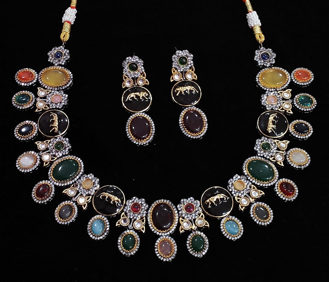 Sabyasachi Inspired Most Premium Panther Lion Finish Mehndi Antique ...