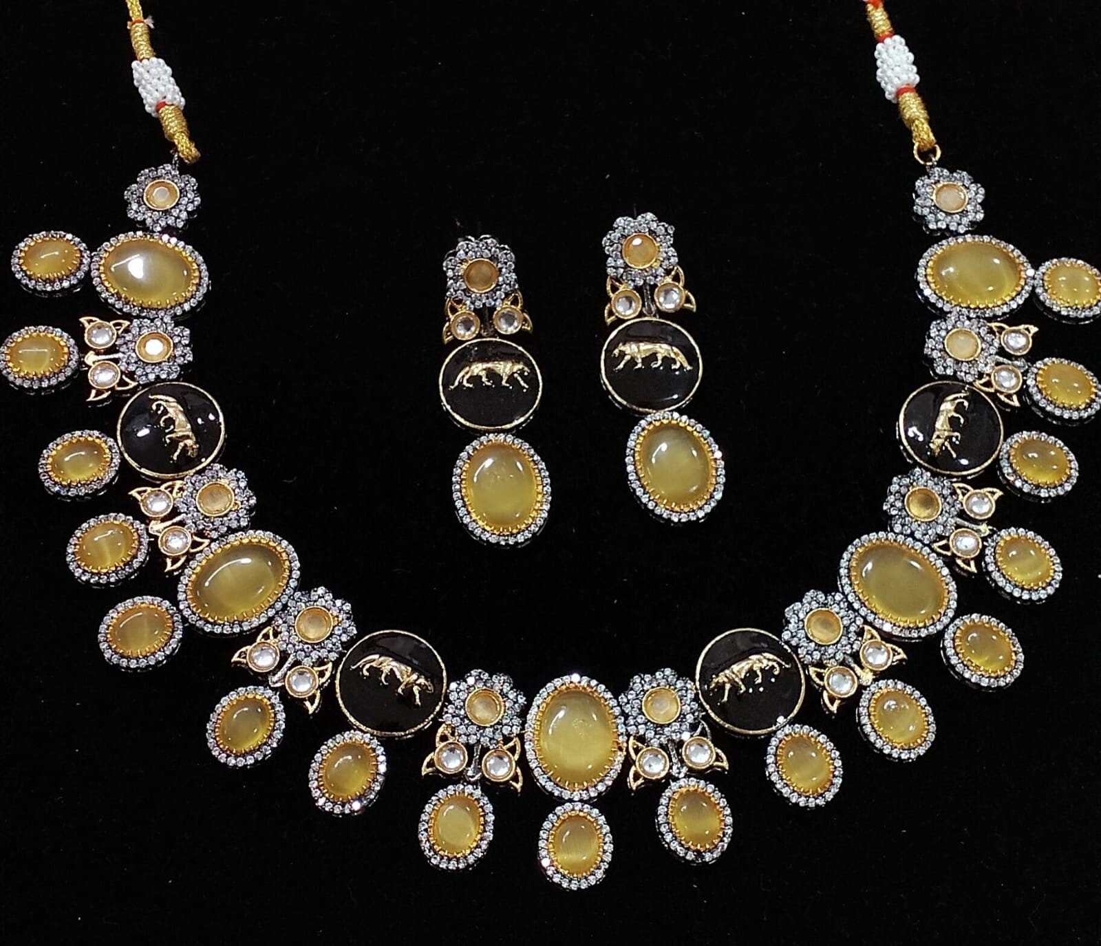 Sabyasachi Inspired Most Premium Panther Lion Finish Mehndi Antique ...