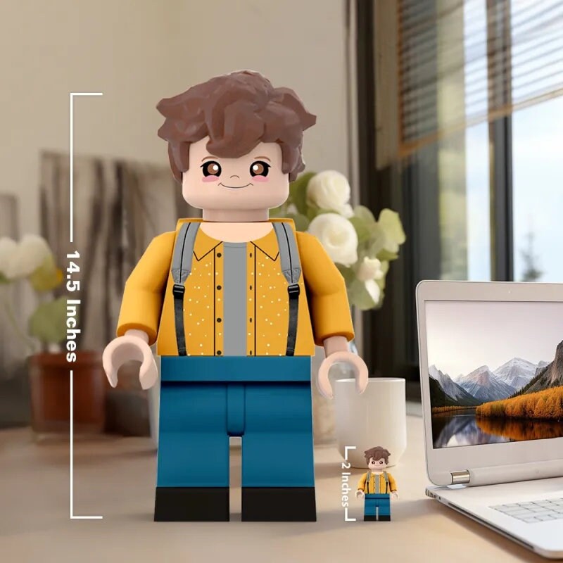 3D Print Custom Giant Minifigs Personalized Photo Giant Minifigs Turn ...
