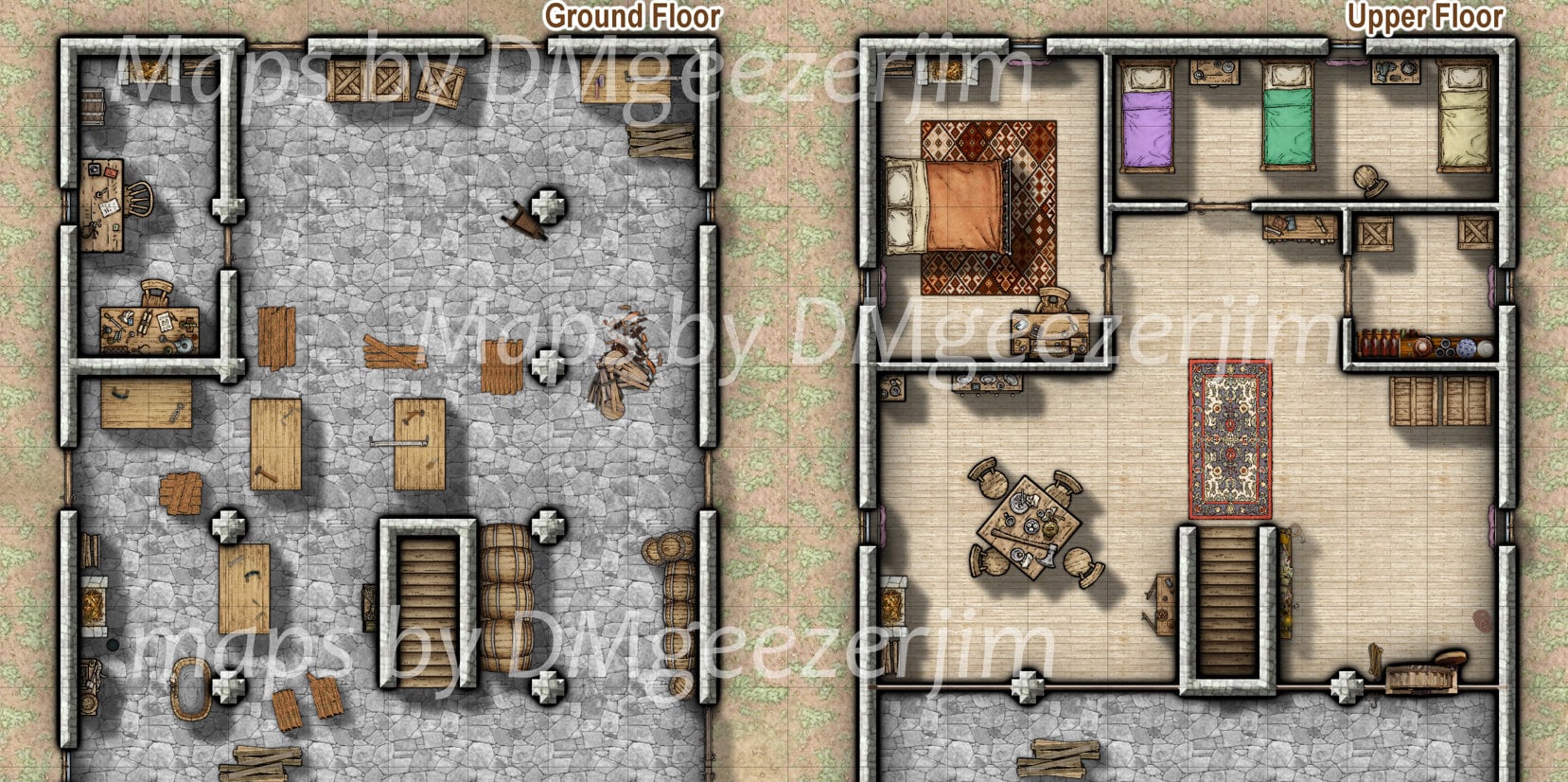 Warehouse and Workshop Battle Map for VTT and Dnd RPG. - Etsy Warehouse and Workshop Battle Map for VTT and Dnd RPG. - Etsy