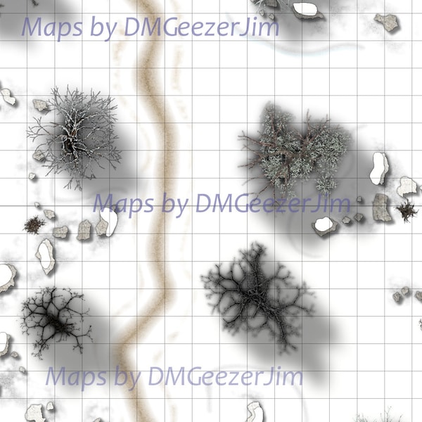 Winter Battle Map Pdf - Etsy