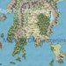 D&D Outdoor Map, Isle of Dread Remake, Digital RPG Map, Classic DND Map ...