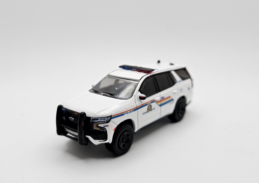 Custom Police 1/64 Scale RCMP Diecast Police Tahoe - Etsy