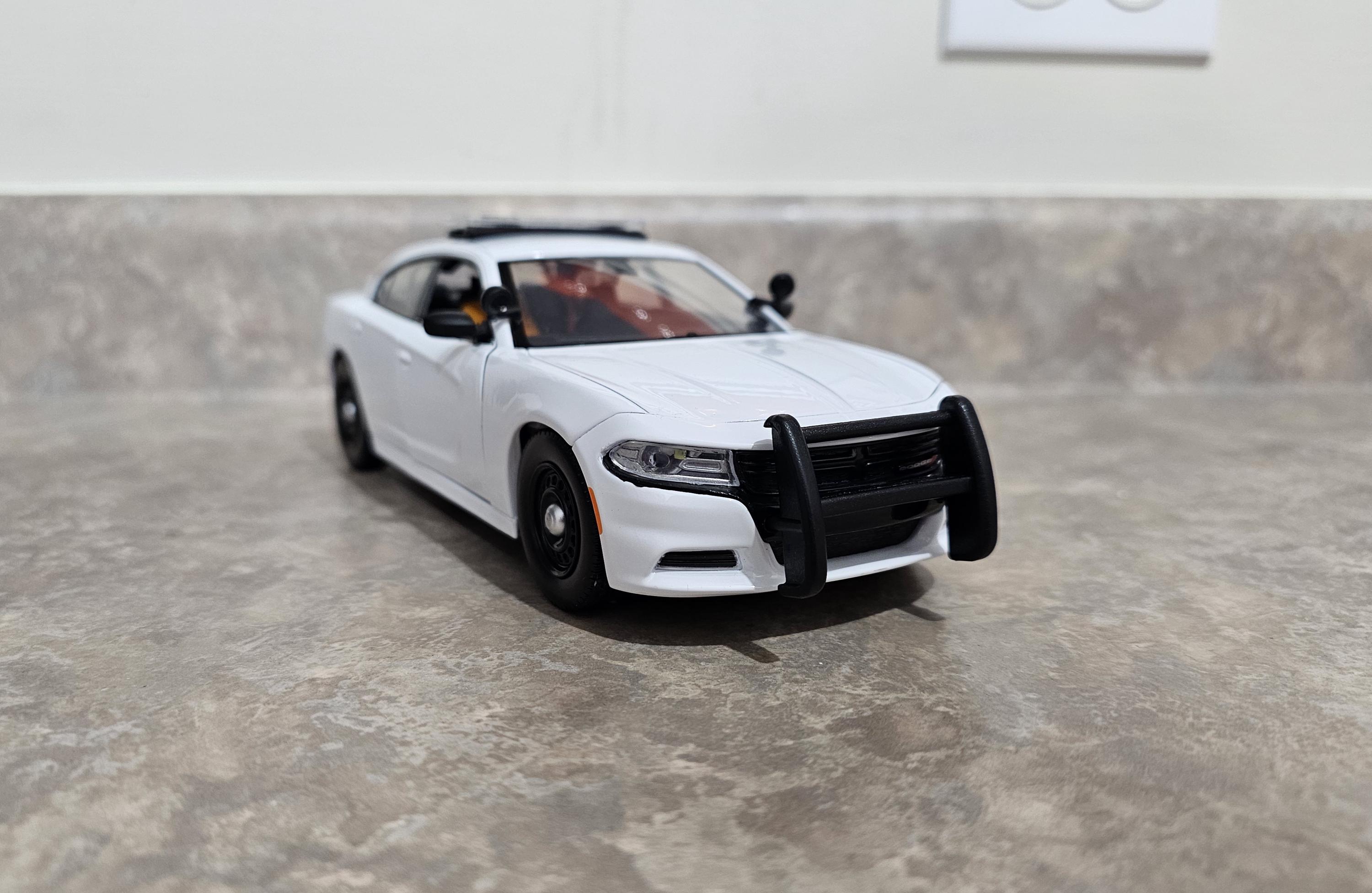 Custom 1/24 Scale Police Dodge Charger With Flashing Lights LED - Etsy