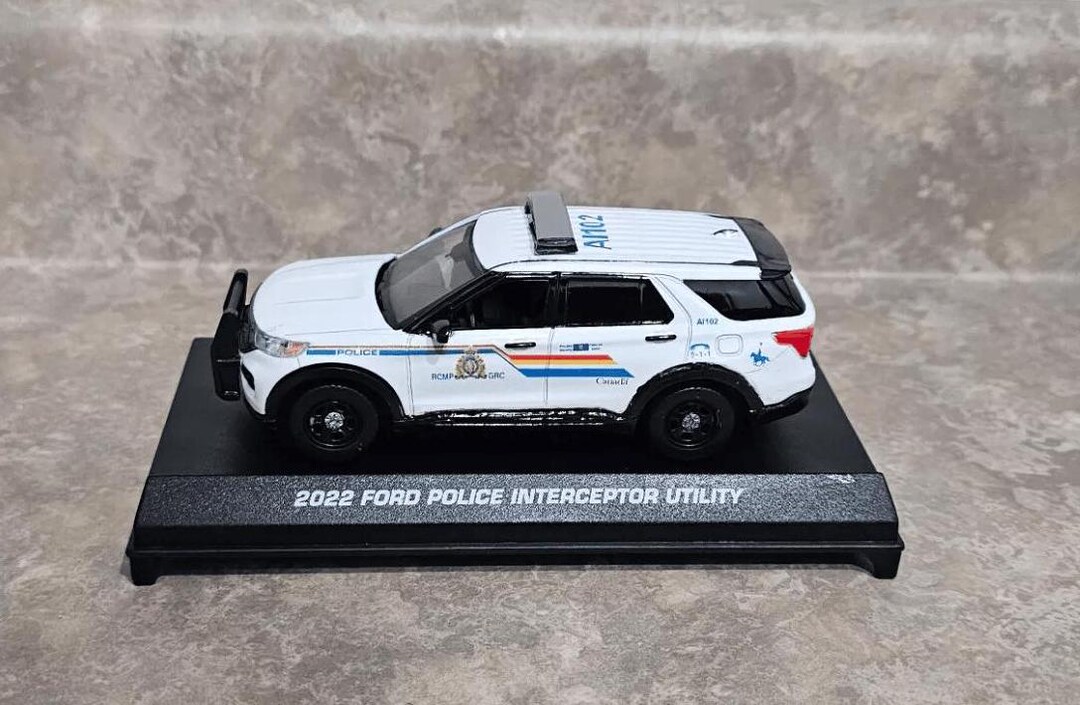 Custom 1/43 Scale RCMP Utility Interceptor With Flashing Lights LED Not ...