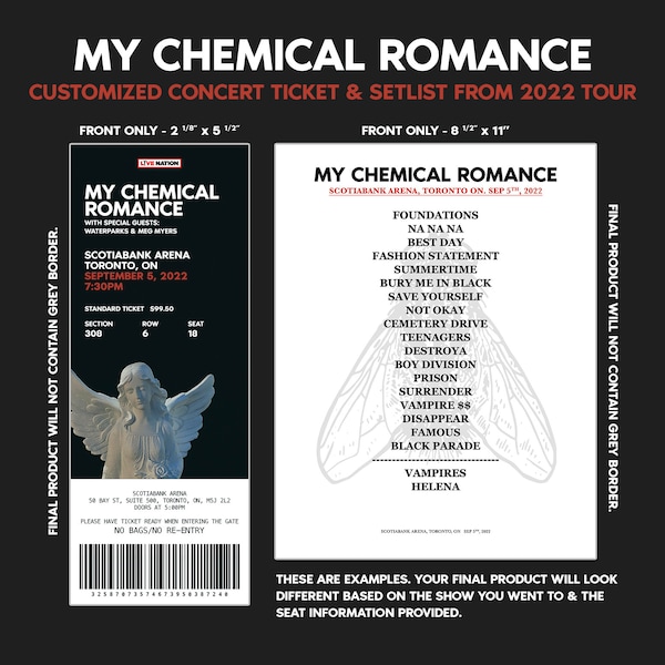 My Chemical Romance - Etsy