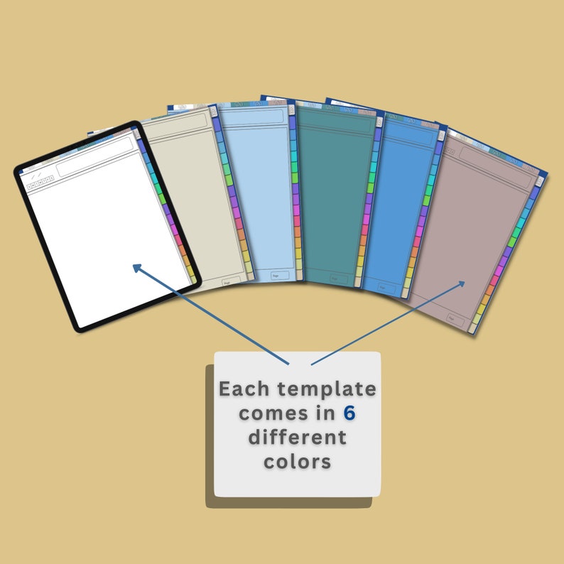 Digital Notebook Digital Journal Goodnotes Notebook Digital Template ...