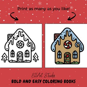 Christmas Bold and Easy Coloring Pages Christmas Coloring Sheets ...