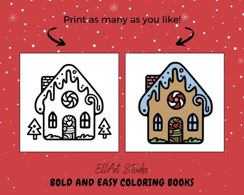 Christmas Bold and Easy Coloring Pages Christmas Coloring Sheets ...