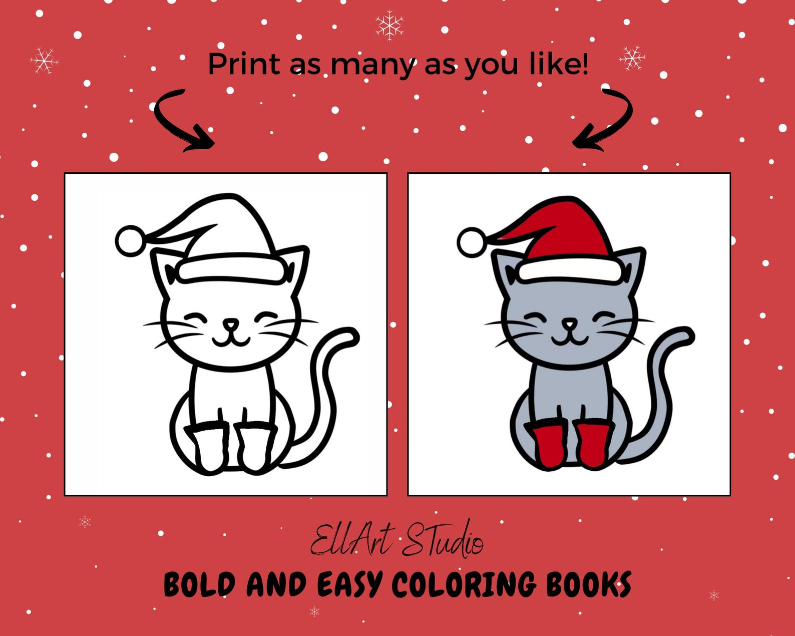 Christmas Bold and Easy Coloring Pages Christmas Coloring Sheets ...