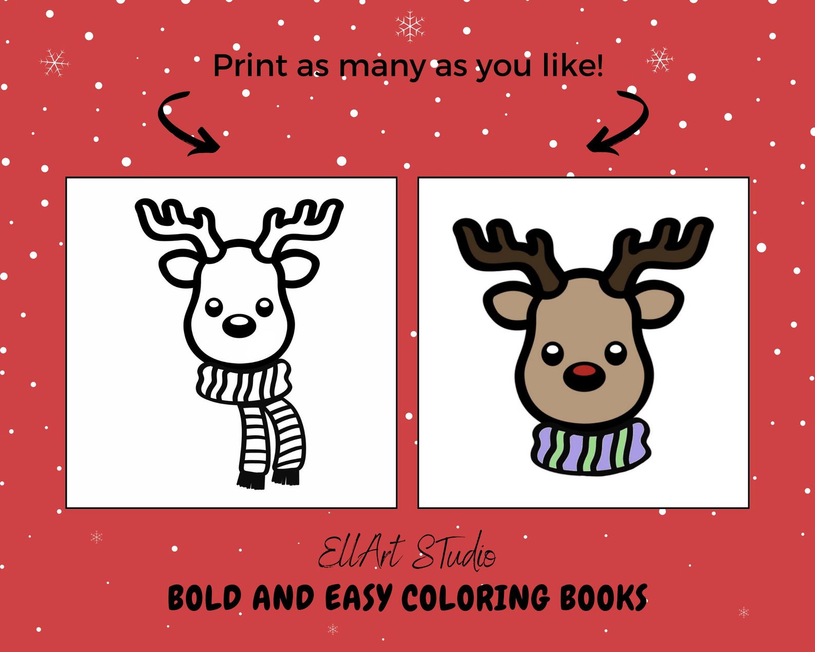 Christmas Bold and Easy Coloring Pages Christmas Coloring Sheets ...