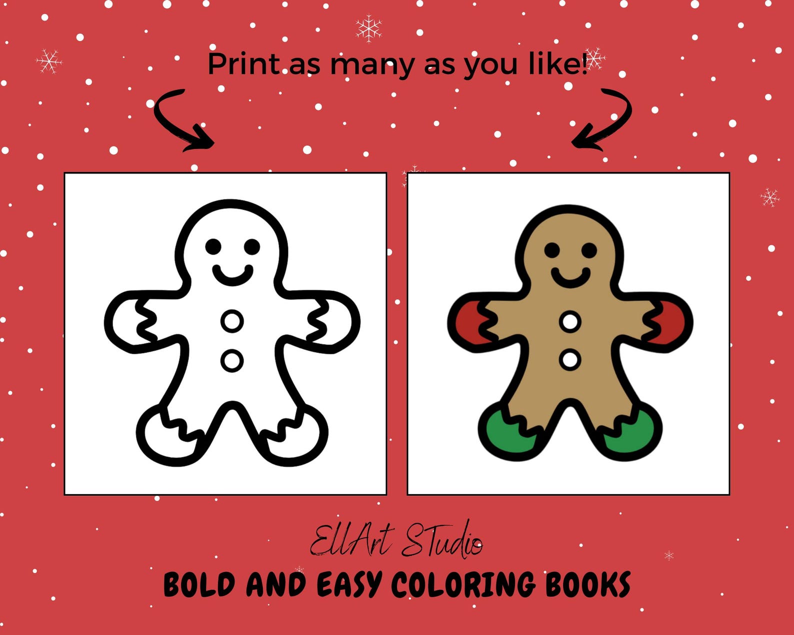 Christmas Bold and Easy Coloring Pages Christmas Coloring Sheets ...