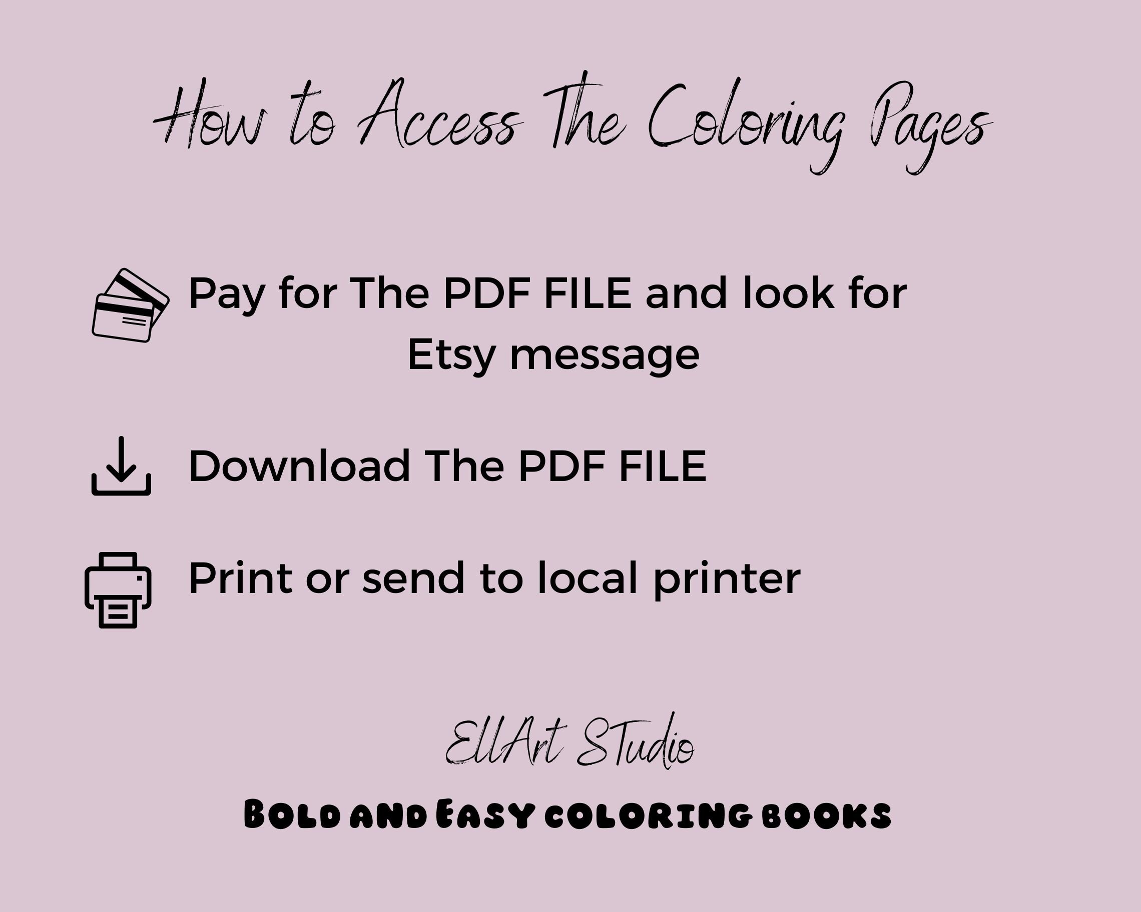 Cosmetics Bold and Easy Coloring Pages | Cosmetics Easy Coloring Book ...