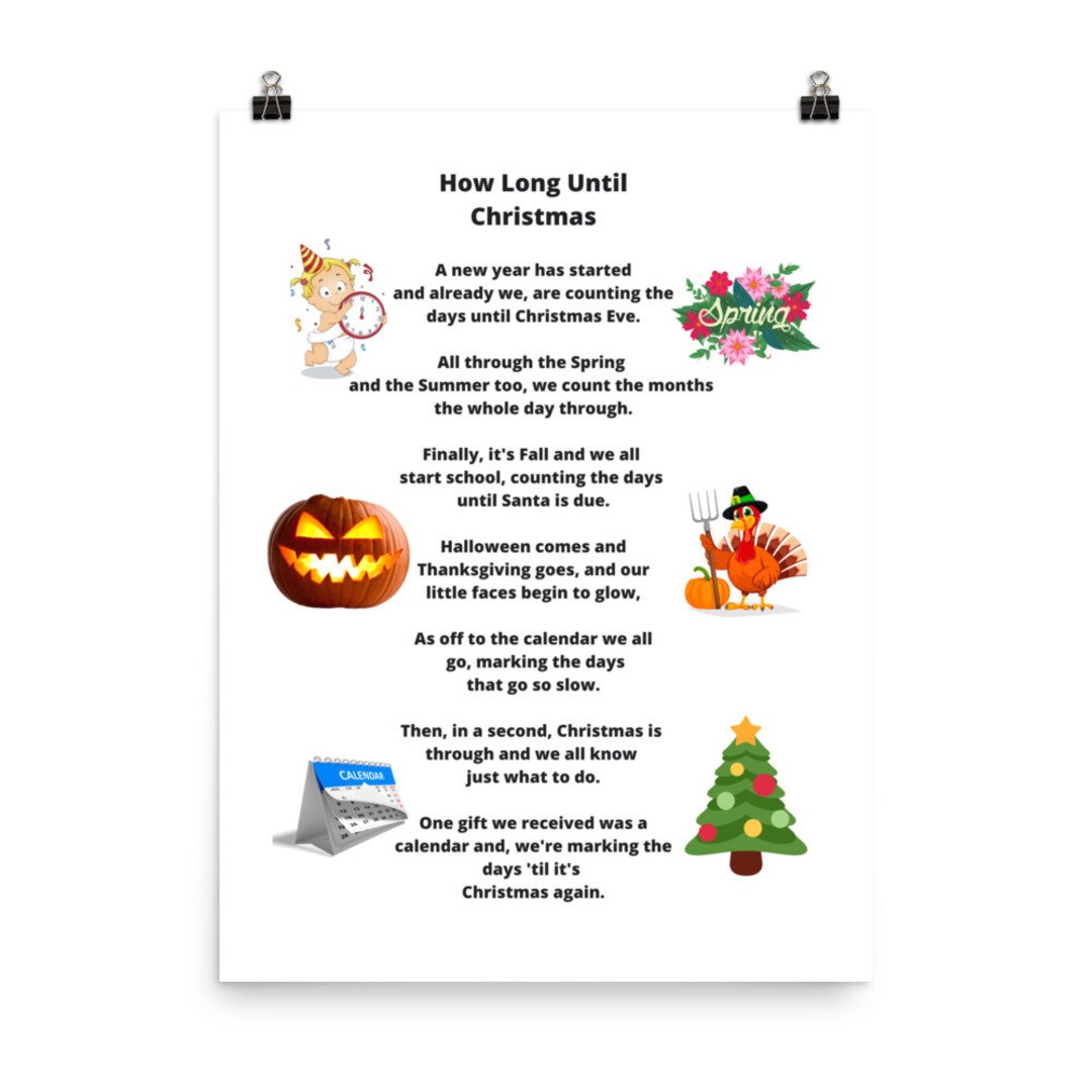 Unframed Photo Paper Poster, Christmas Gift, Children's Room Art ...