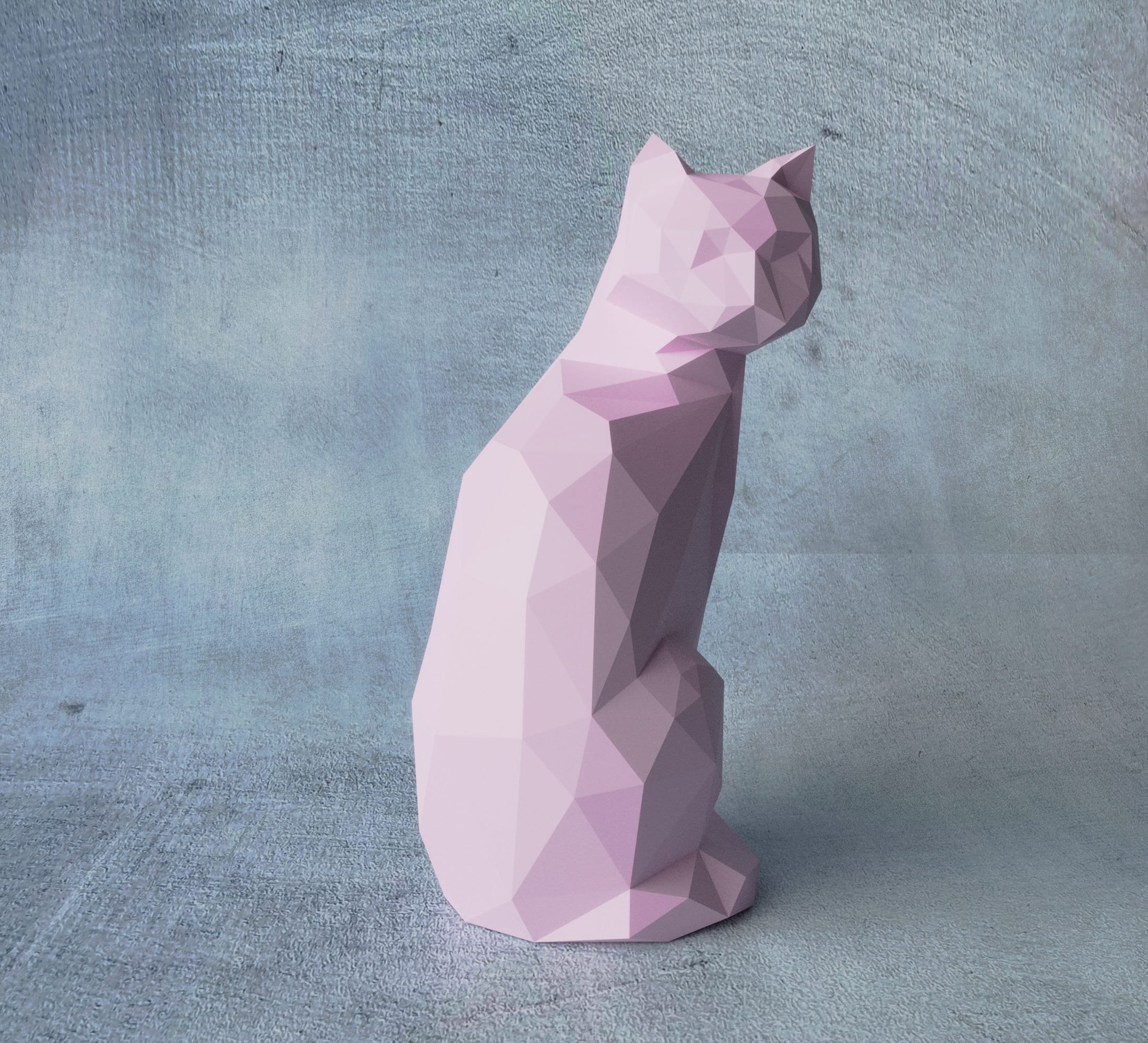 Paper Cat , Papercraft 3D Model, Kitten PDF Template, Pieces DIY Home ...