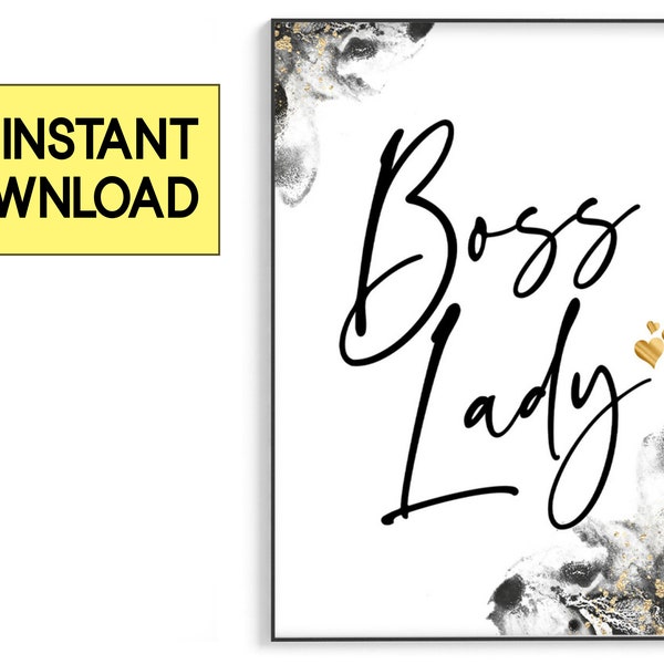Boss Lady Gift Printable - Etsy