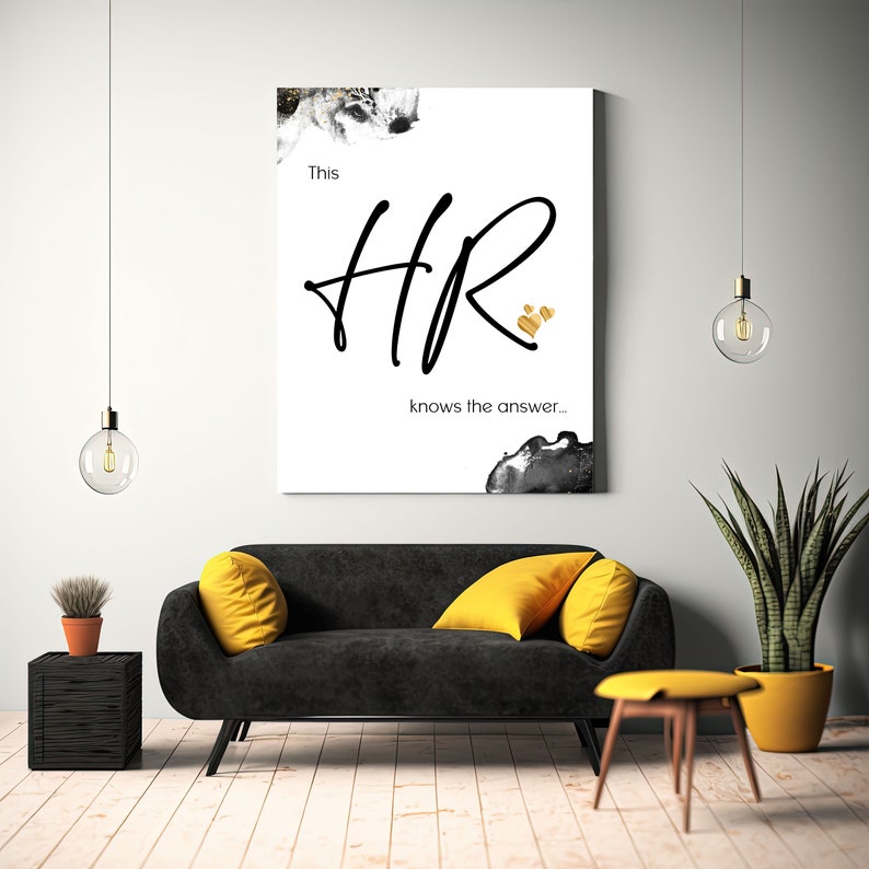 HR Poster Posters for Human Resources Gift Print for - Etsy