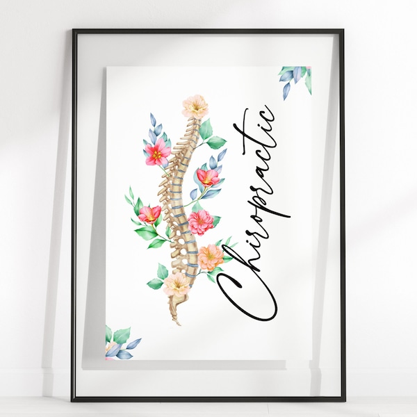 Chiropractic Poster - Etsy
