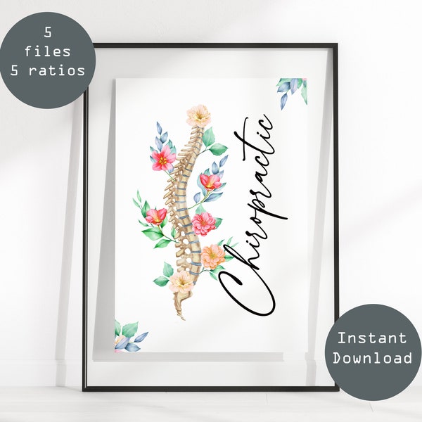 Chiropractic Poster - Etsy